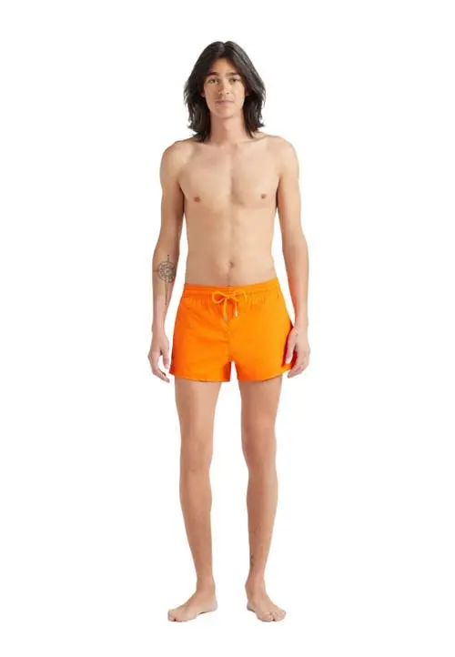 Vilebrequin Jacquard Turtle Stretch Swim Shorts - Abricot