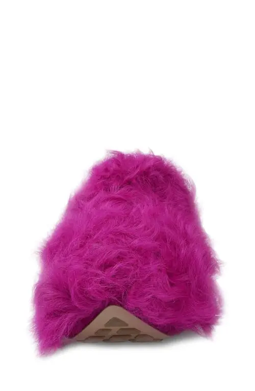 ZIGI Fauna Genuine Shearling Platform Clog Slipper - Fuchsia