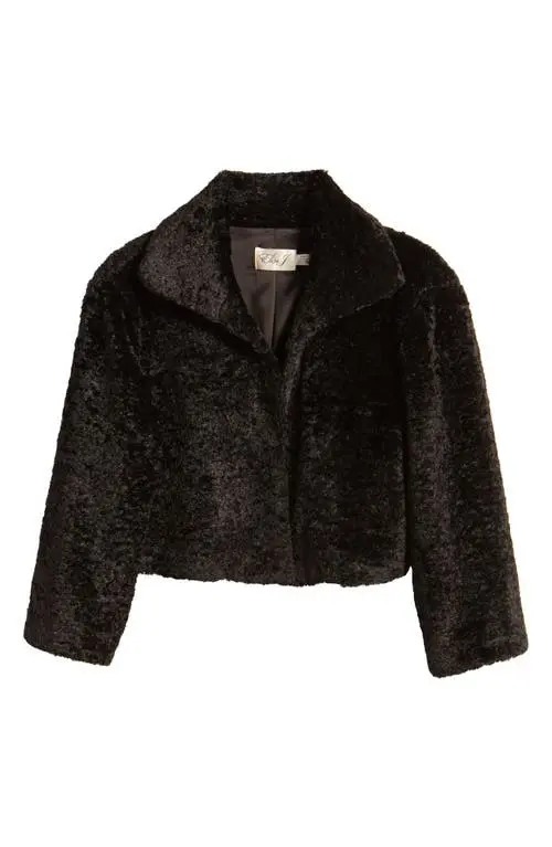 Eliza J Faux Fur Bolero