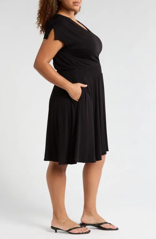 Universal Standard Piper Stretch Jersey Dress - Black