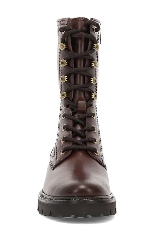 THE FRYE COMPANY Olivia Combat Boot - Bourbon
