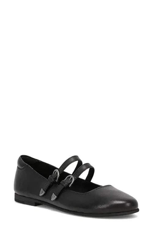 THE FRYE COMPANY Carson Mary Jane Flat - Black