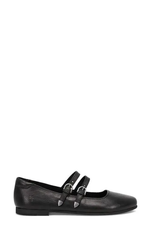 THE FRYE COMPANY Carson Mary Jane Flat - Black