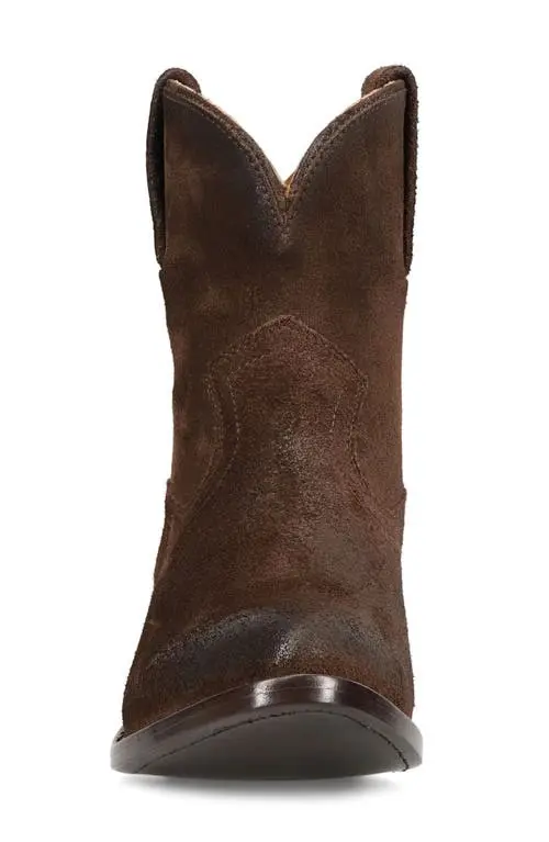 THE FRYE COMPANY Billy Western Metallic Leather Boots