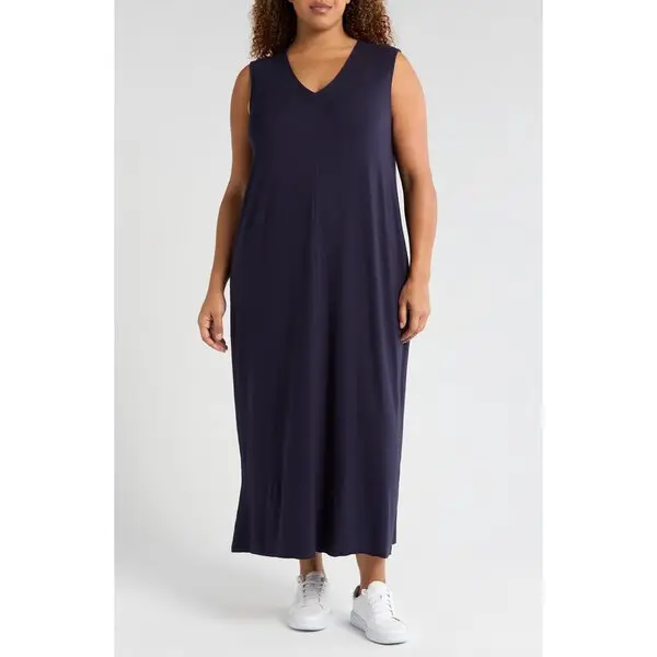Universal Standard Claremont Midi Shift Dress - Midnight