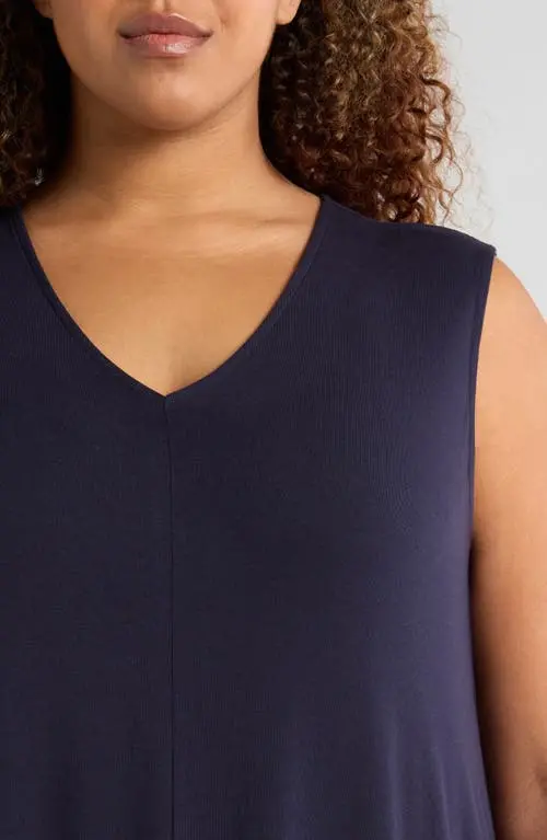 Universal Standard Claremont Midi Shift Dress - Midnight
