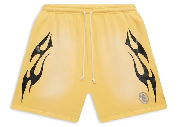 HELLSTAR Flame Shorts - Yellow