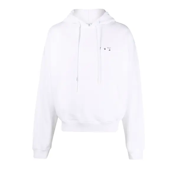 Off-White Caravaggio Paint Over Hoodie - White