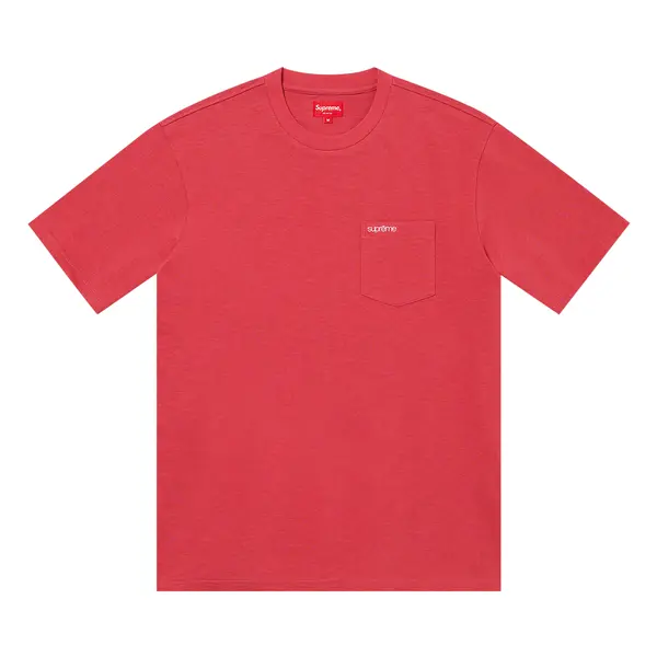 Supreme Short-sleeve Pocket Tee - Red