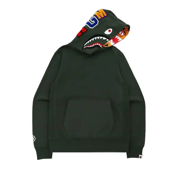 A BATHING APE Shark X Tiger Pullover Hoodie