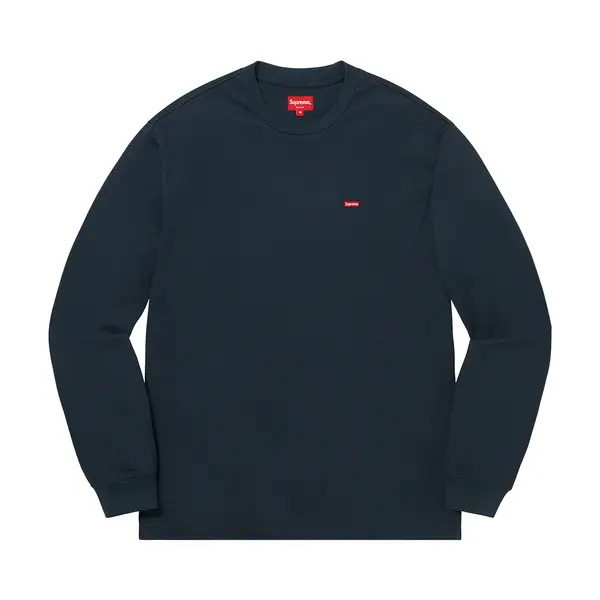 Supreme Small Box Long-sleeve Tee 'navy - Blue