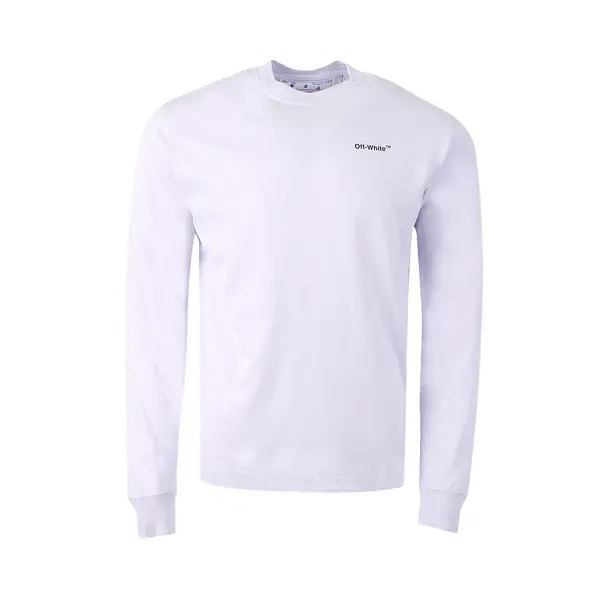 Off-White Caravaggio Arrow Skate Long-sleeve Tee 'dusty Lilac/black