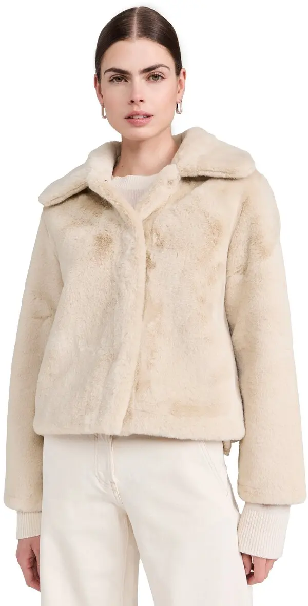Apparis Elis Faux Fur Short Coat