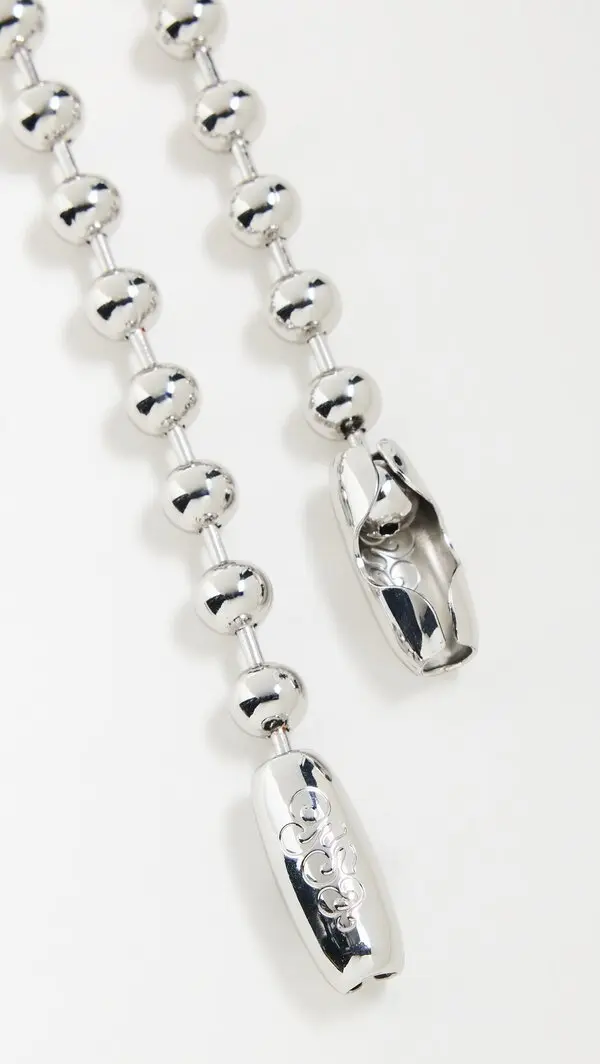 OSSA Ballchain Crossbody Phone Strap - Rhodium