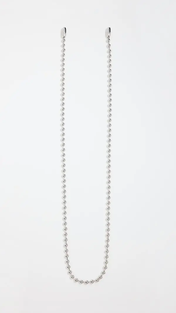 OSSA Ballchain Crossbody Phone Strap - Rhodium