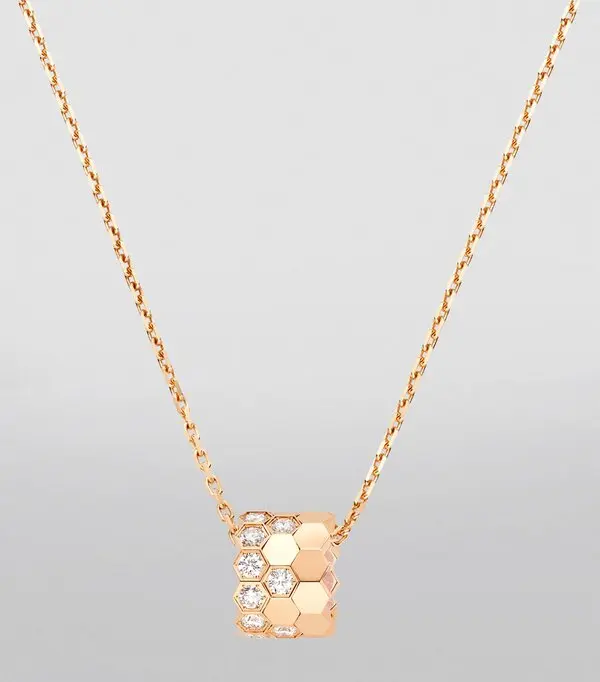 CHAUMET Bee De Diamond And Gold Necklace