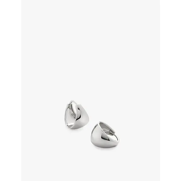 Monica Vinader Tapered Huggie Earrings - Sterling Silver
