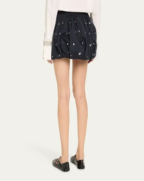 A.L.C. Holly Embellished Mini Skirt - Navy