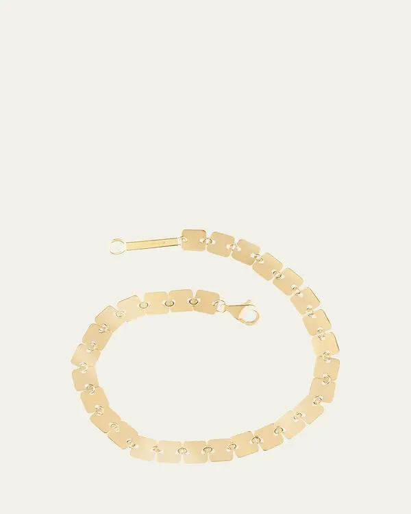 Lana Jewelry 14k Laser Square Chain Bracelet - Gold
