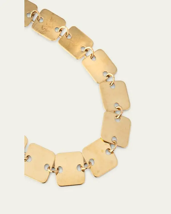 Lana Jewelry 14k Laser Square Chain Bracelet - Gold