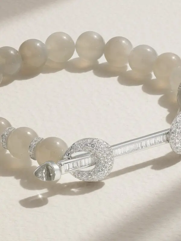 ANANYA 18kt White Gold Multi-stone Bracelet