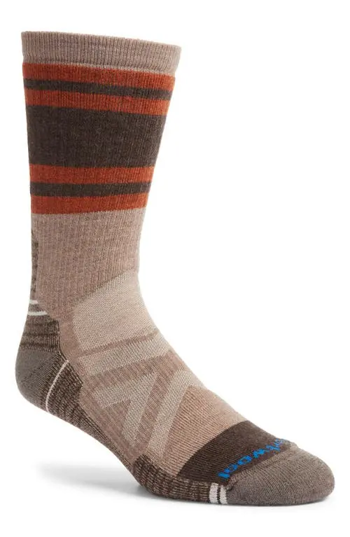 Smartwool Hike Full Cushion Lolo Trail Wool Blend Crew Socks - Fossil