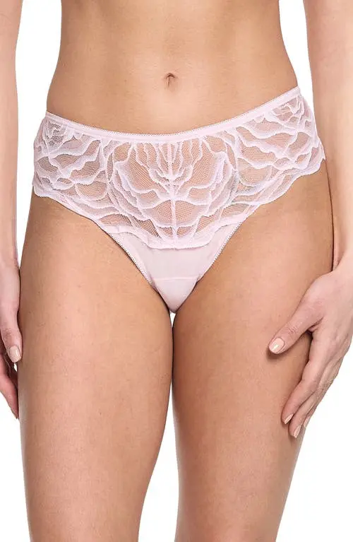 Hanky Panky Mid Rise Lace Trim Panties - Vie En Rose Pink