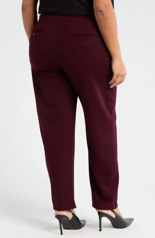 Universal Standard Audrey Ponte Pants - Black Cherry