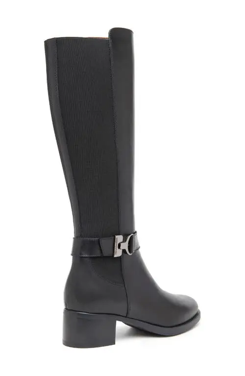 NEROGIARDINI Tall Block Heel Boots - Black