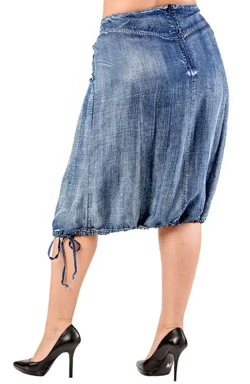 STANDARDS & PRACTICES Tencel® Lyocell Denim Skirt