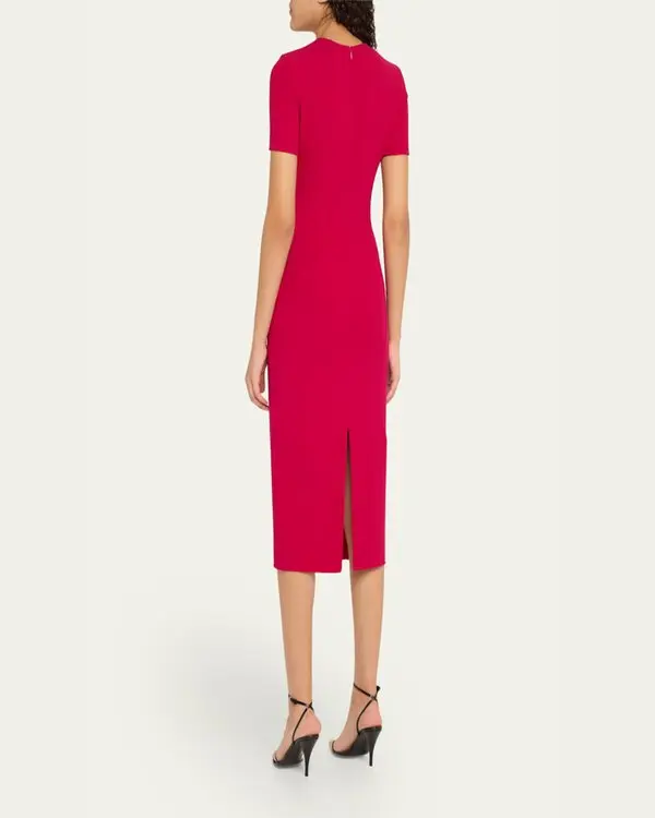 Michael Kors Short-sleeve Midi Sheath Dress