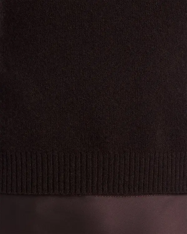 LESET Zoe Turtleneck Sweater - Chocolate