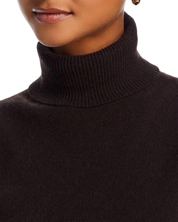 LESET Zoe Turtleneck Sweater - Chocolate