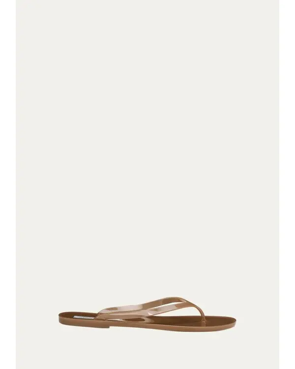 Christopher Esber Jo Jelly Flip Flop Sandals - Cola