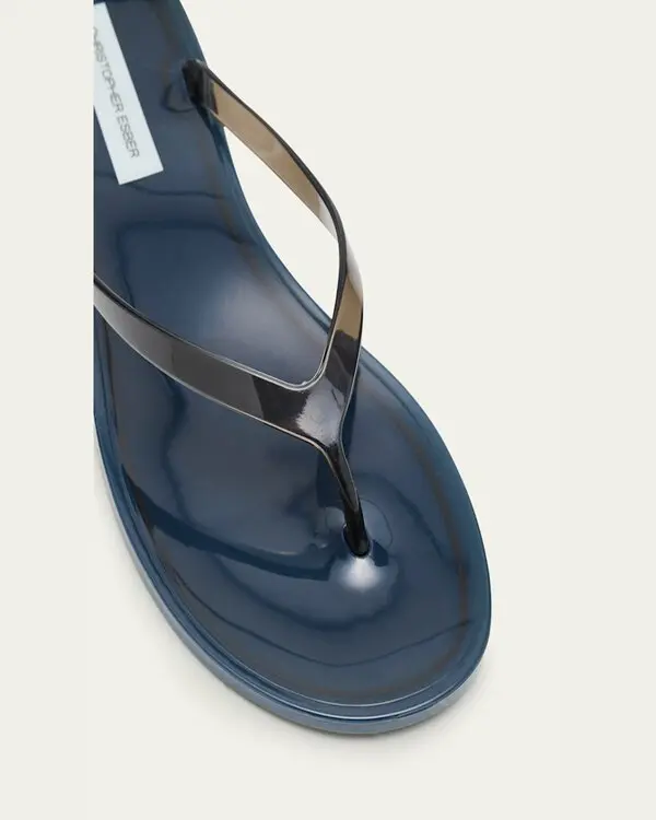 Christopher Esber Jo Jelly Flip Flop Sandals - Deepclear