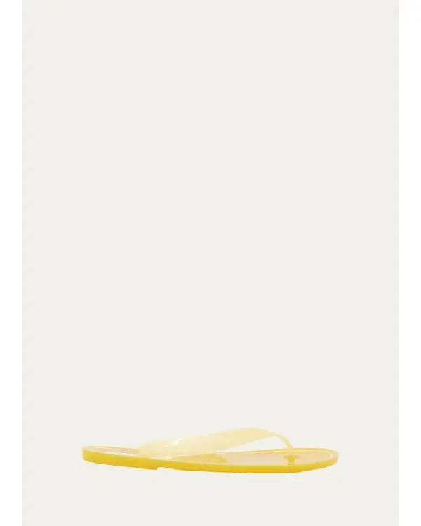 Christopher Esber Jo Jelly Flip Flop Sandals - Lemon