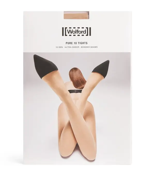 Wolford Pure 10 Tights - Beige