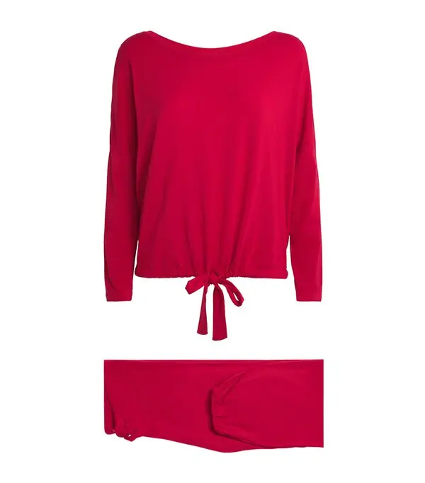 Eberjey Gisele Slouchy Pyjama Set - Red