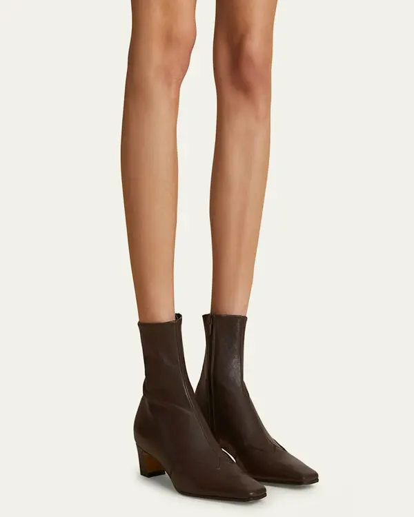 Khaite Nevada Ankle Boots - Black