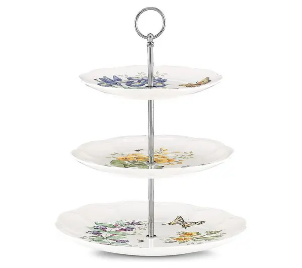 LENOX Butterfly Meadow 3-tiered Server - One-color