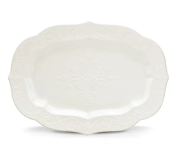 LENOX French Perle 18.5' Serving Platter - One-color