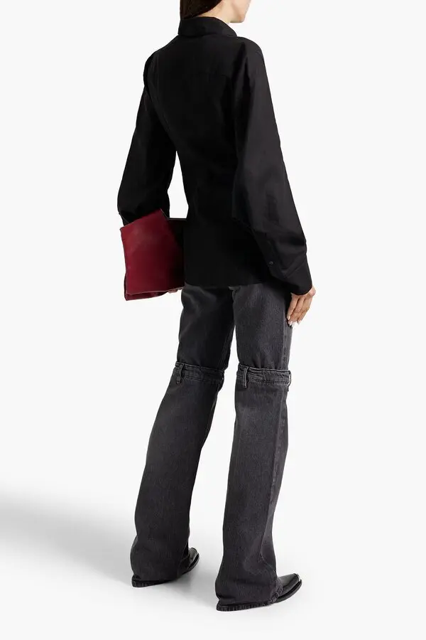【takkle】AcneStudios CottonTwill Shirt Acne Studios Cotton-Twill Shirt In Black - 75% Off | Editorialist