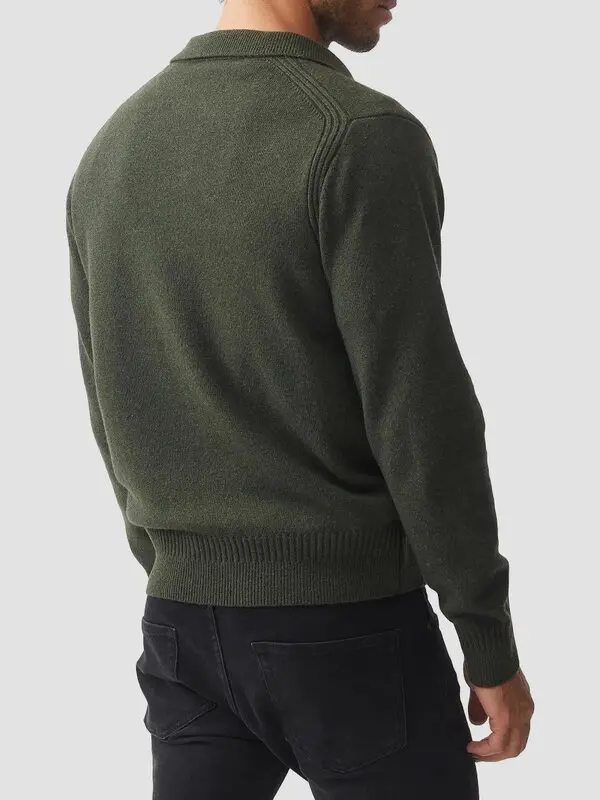 Rodd & Gunn Kingswood Wool-blend Polo Sweater