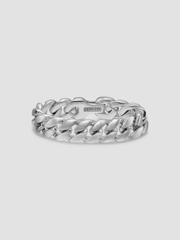 David Yurman Curb Chain Bracelet In Sterling 18mm
