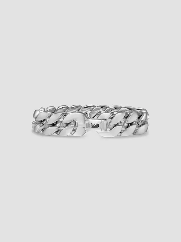 David Yurman Curb Chain Bracelet In Sterling 18mm