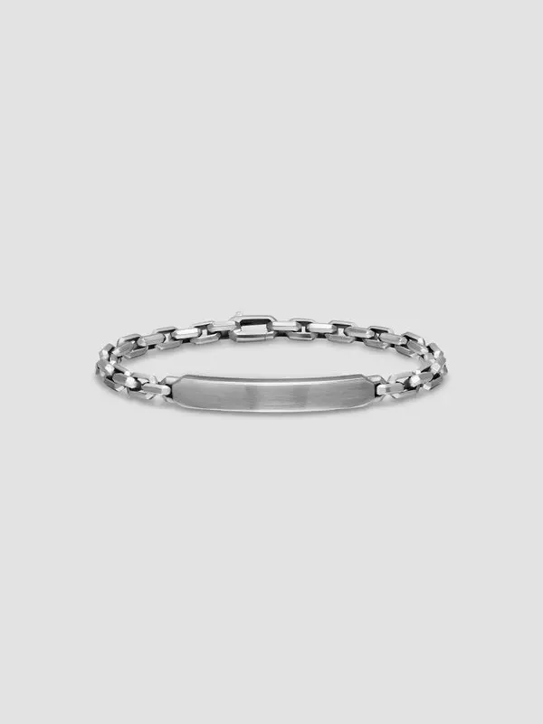 David Yurman Streamline Id Bracelet In Sterling 6.7mm - Silver