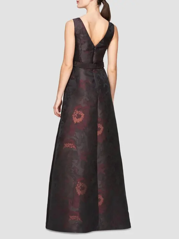 KAY UNGER Babette Walk-thru Belted Jumpsuit