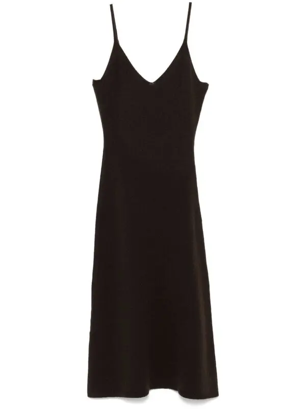 Officine Générale Marga Midi Dress - Brown