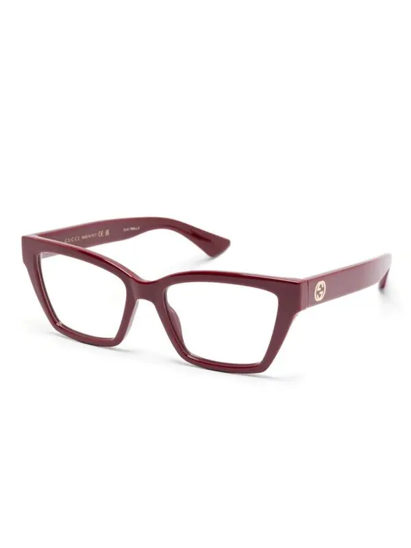 Gucci Cat-eye Glasses - Red