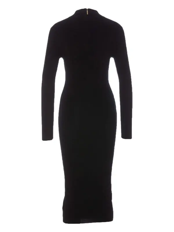 Michael Kors Mock-neck Midi Dress